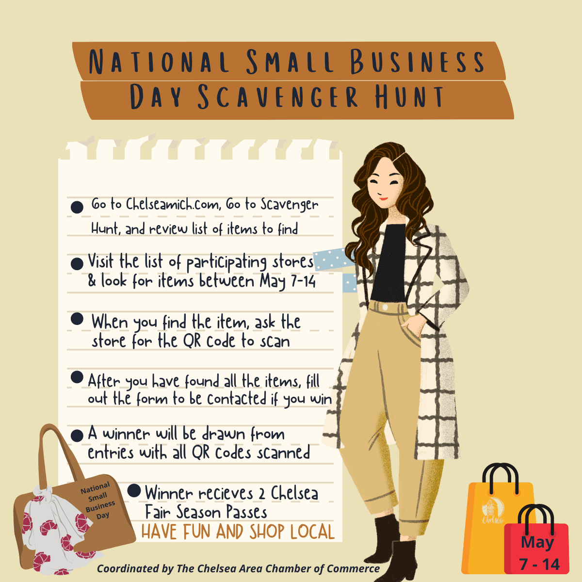 National Small Business Day Scavenger Hunt | Chelsea Michigan ...