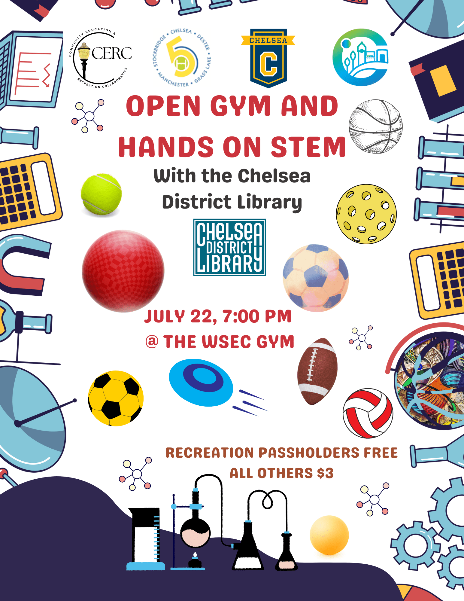 Summer Recreation Pass: Hands-On Stem | Chelsea Michigan | chelseamich.com